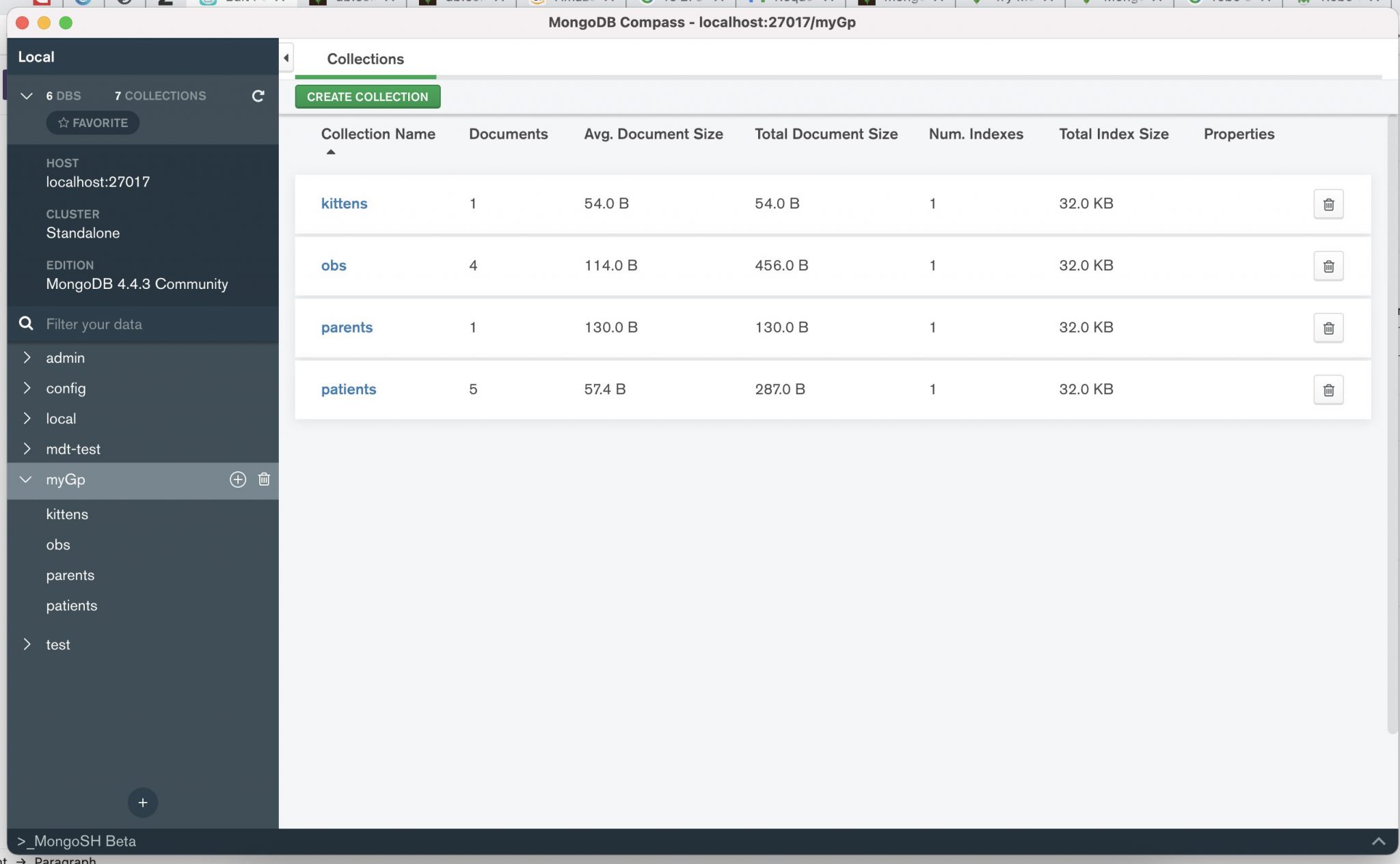 How to setup MongoDB, Mongo shell & Compass GUI locally